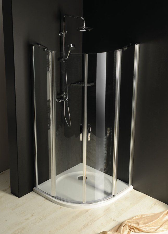 GELCO ONE kabina prysznicowa półokrągła 900x900 mm, szkło czyste GO5890 ...
